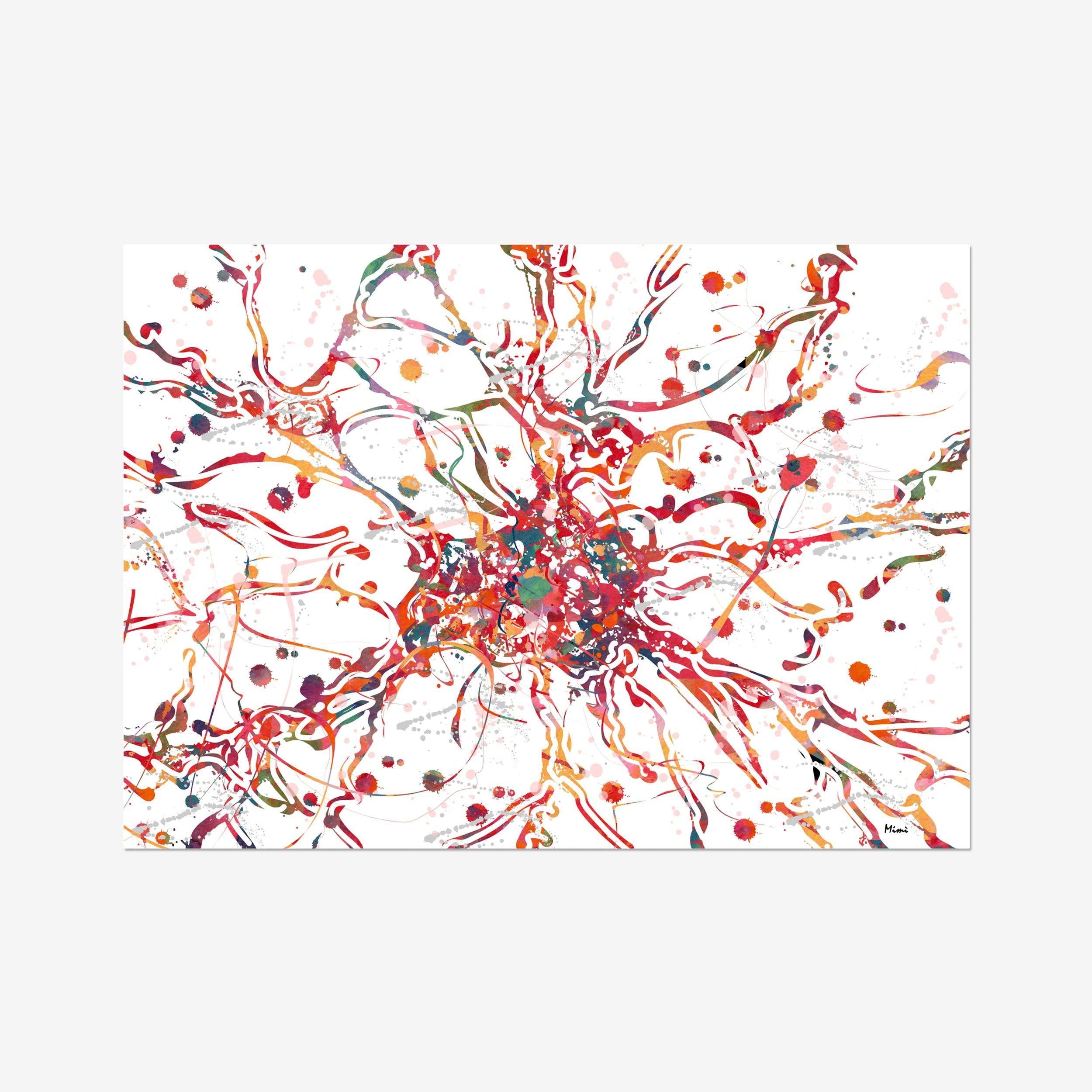 Brain Neuron Art